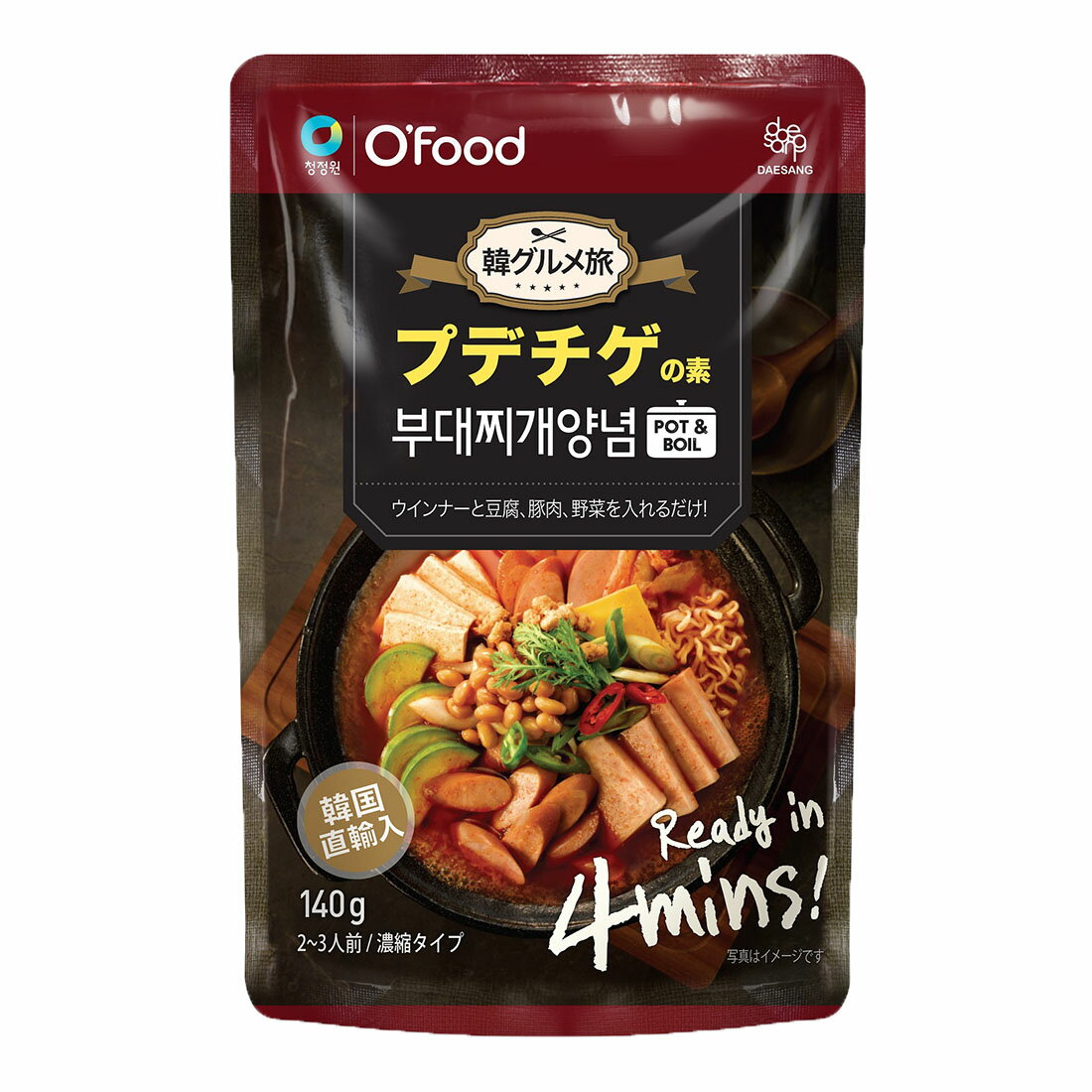 O’Food 韓グルメ旅 プデチゲの素｜楽天西友ネットスーパー